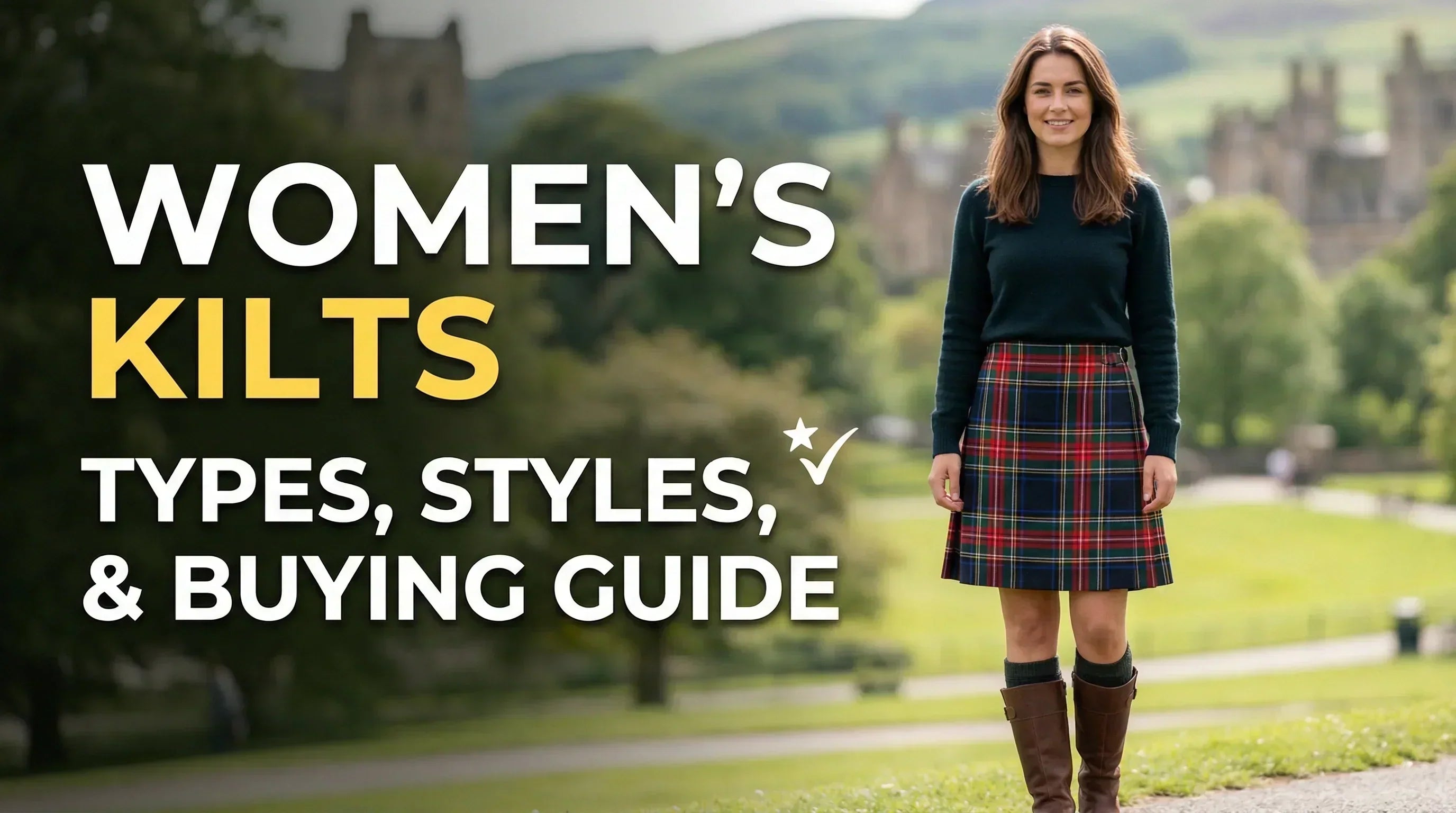 Women's kilts: types, styles and complete buying guide